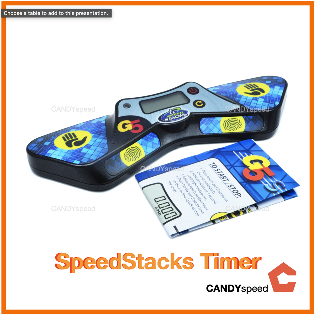 [E-TAX] SpeedStacks Timer G5 ที่จับเวลา รูบิค | By CANDYspeed | Lazada ...