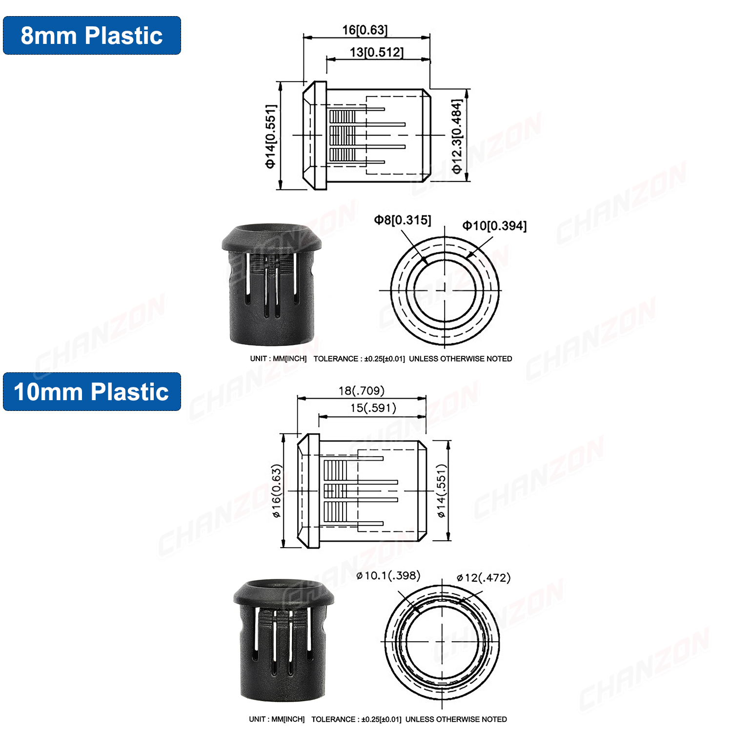 3mm 5mm 8mm 10mm LED Holder Socket Clip Bezel Emitting Diode Lamp Base ...