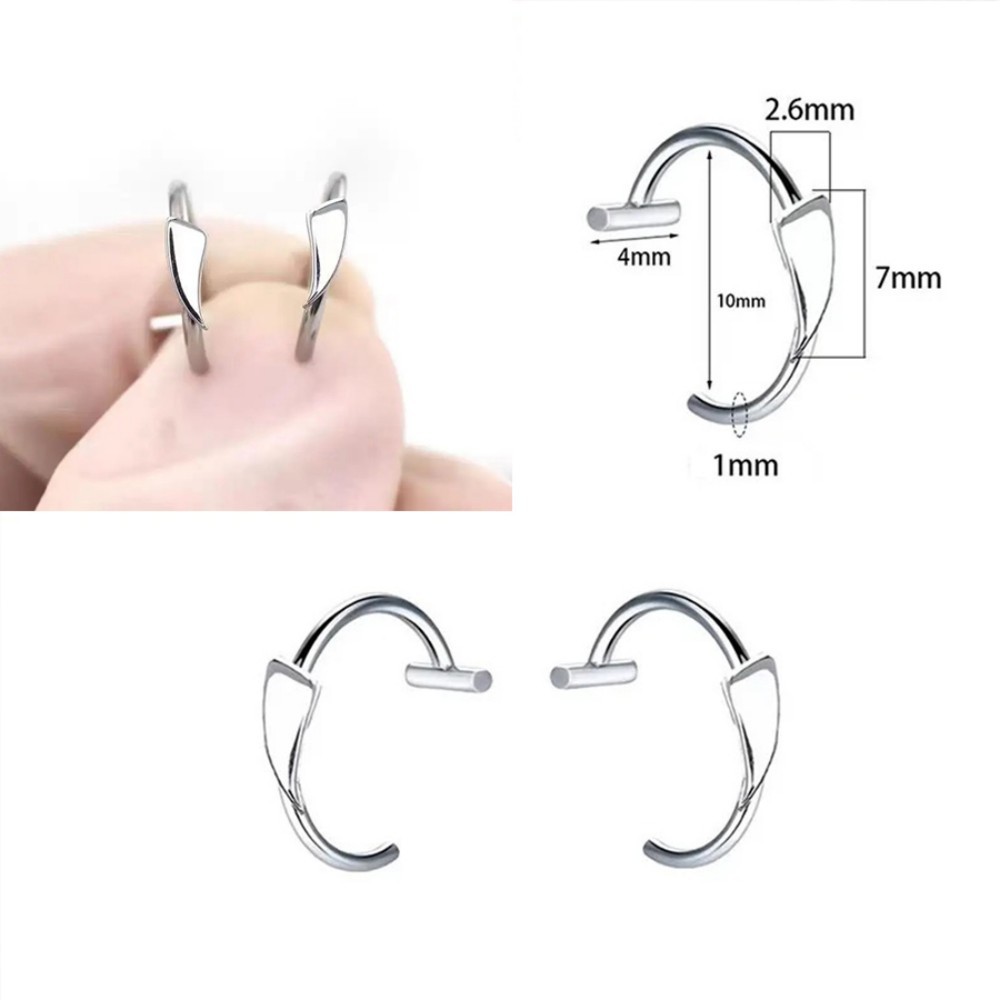 1 Pair Stainless Steel Lip Stud Rivet Lip Ring Piercing Jewelry temu ...