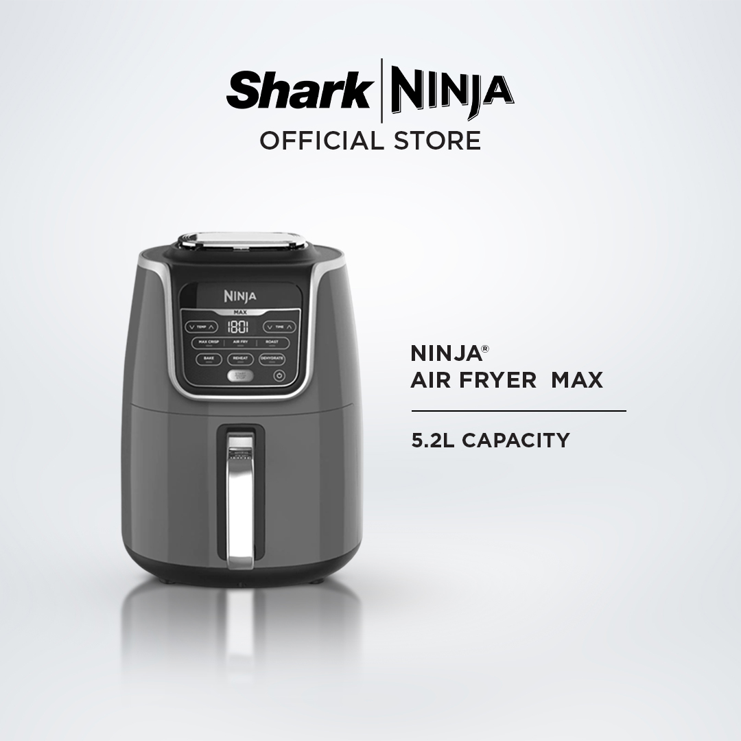 Ninja Air Fryer Max 5.2L, Digital Airfryer, Cooks, Crisps, Roasts ...
