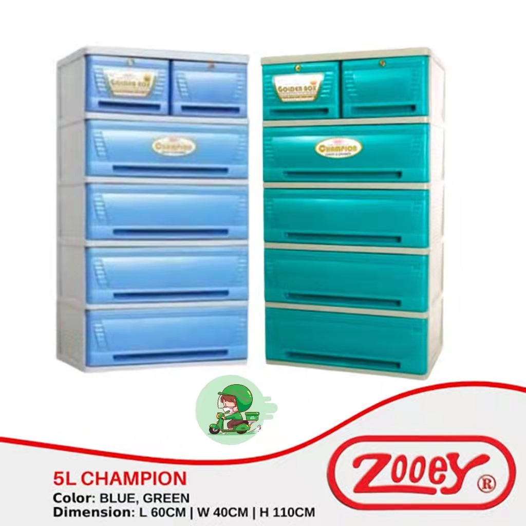 Zooey Champion/EXCELLENT/FANTASTIC Drawers 5LAYER AND 6LAYER | Lazada PH