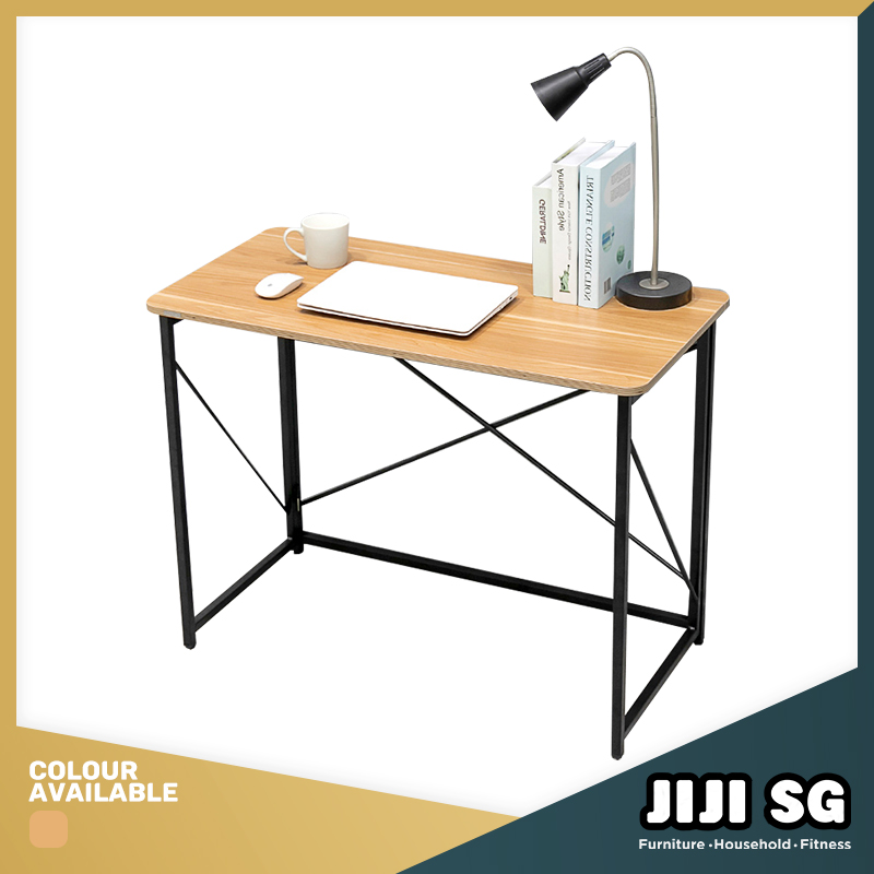 (JIJI.SG) ARAMIS Foldable Study Table (Self-Assembly) - Folding Table ...