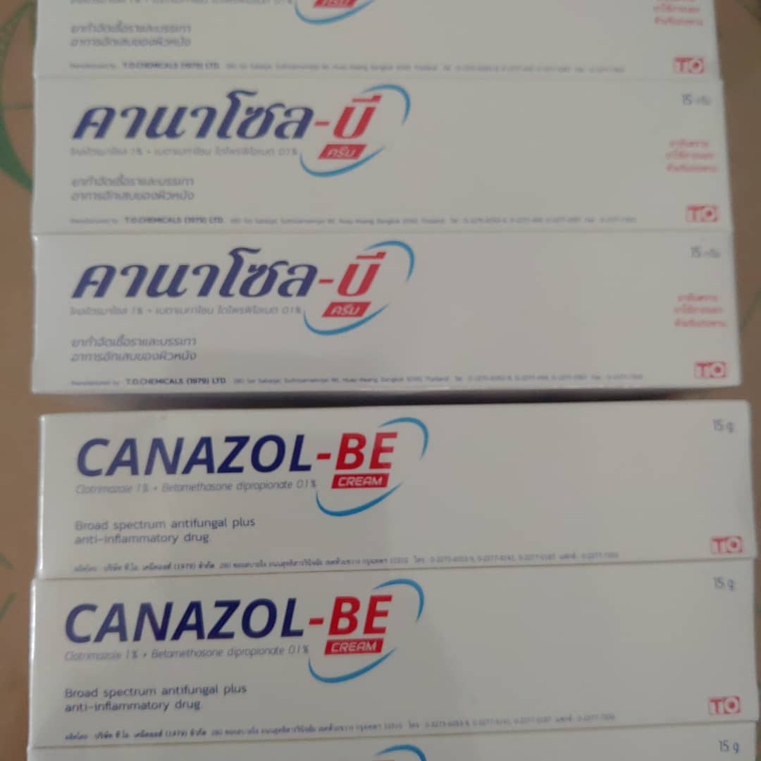 Original Thai Canazol-Be Cream Antifungal Plus Anti-imflammatory Cream ...