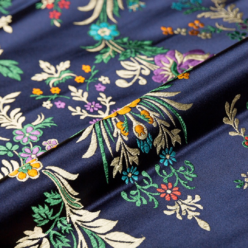 Home Textile Sewing Cloth Jacquard Pattern Fabrics Skirt Stage Dress ...