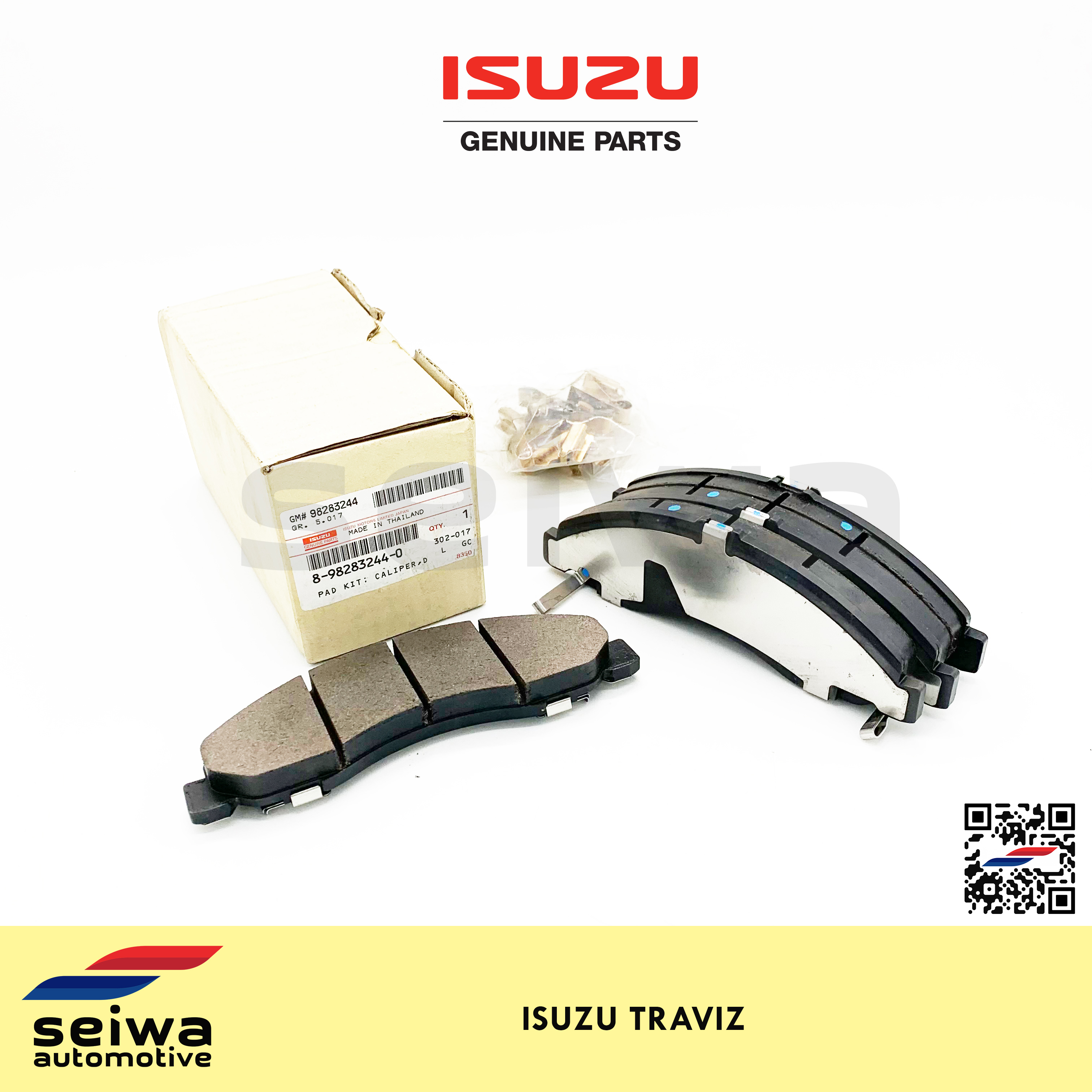 Isuzu Traviz Brake Pad Front - Genuine Isuzu Auto Parts | Lazada PH