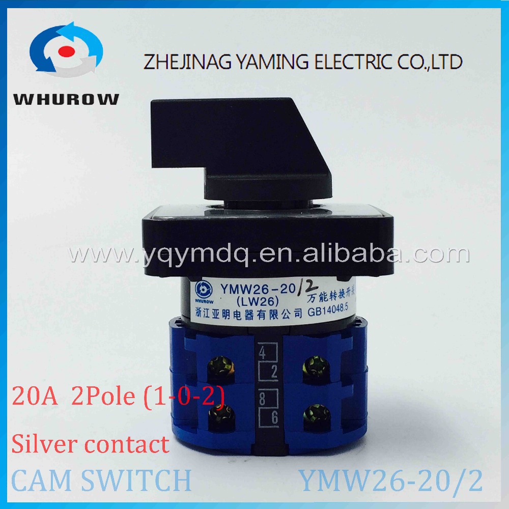 【TopazTrove】LW26-20/2 Rotary switch knob 3 position 102 High quality ...