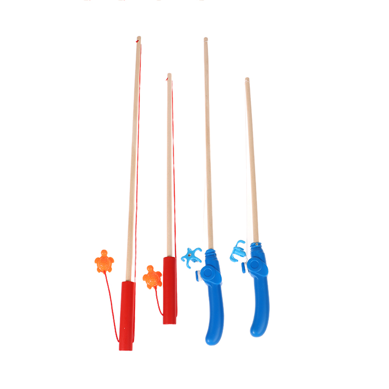 Baby Magnetic Fishing Toy Children's Fishing Rod Extended Wooden ...