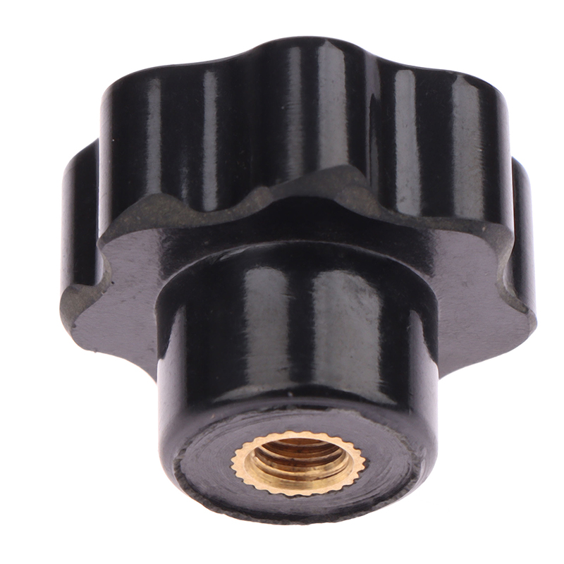 M5 M6 M8 M10 M12 M16 Plum Bakelite Hand Tighten Nuts Handle Thread Star ...
