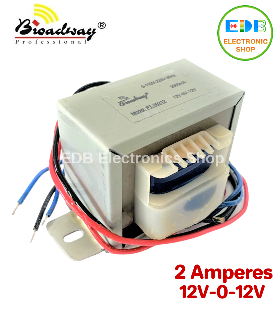 Broadway 2A 12V Transformer 220V to 12V AC Heavy Duty Transformer ...