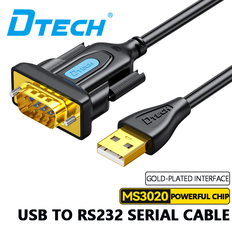 DTECH USB To RS232 Serial Port Cable Industrial Grade COM Connection ...
