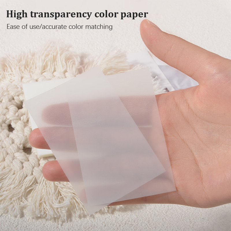 50 Sheets Disposable Manicure Tinting Glue Paper Tearable Drawing Book ...