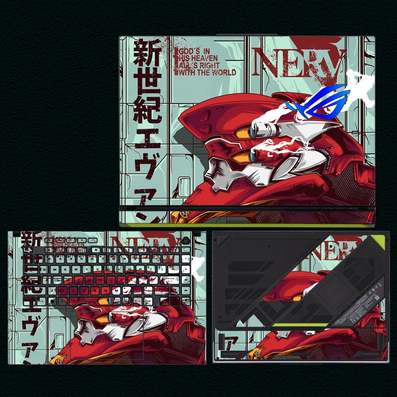 Laptop Skin For ASUS ROG Strix Scar G16 G634J/G18 G834J Vinyl Sticker ...