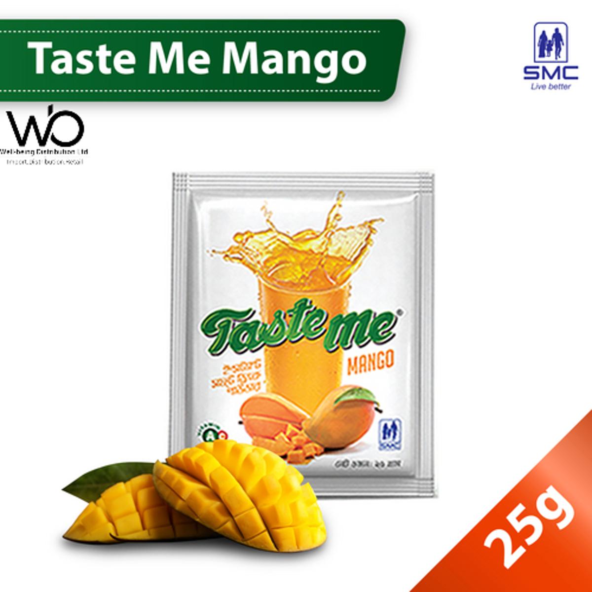 SMC Taste Me Mango Flavored Instant Drink Powder - 25gm Pack X 20Pcs ...