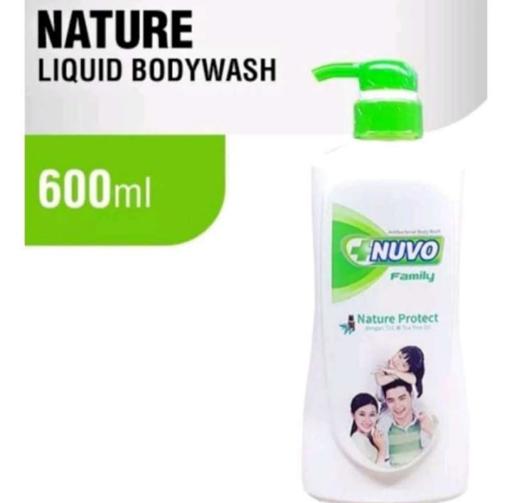 NUVO FAMILY SABUN MANDI CAIR HIJAU BOTOL 600ml | Lazada Indonesia