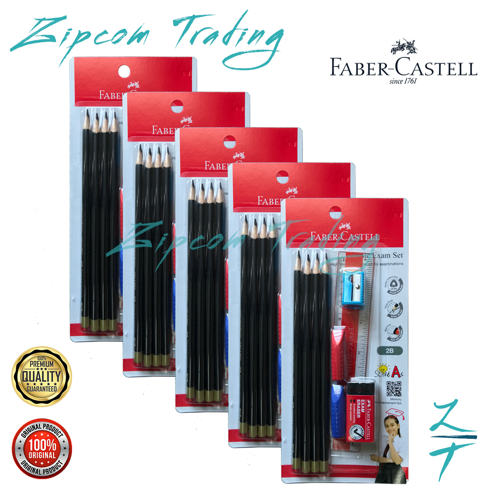 FABER-CASTELL 2B Basic Exam Set ( 212141 ) | Lazada