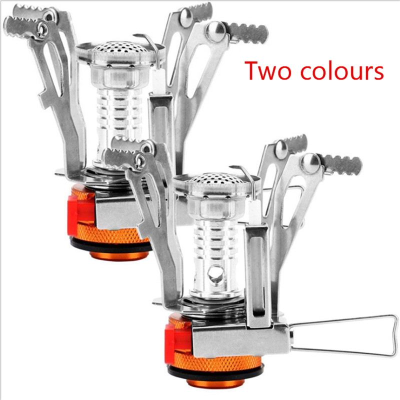 Portable Gas Camping Stove Outdoor Burn-er Compact Foldable Furnace for ...