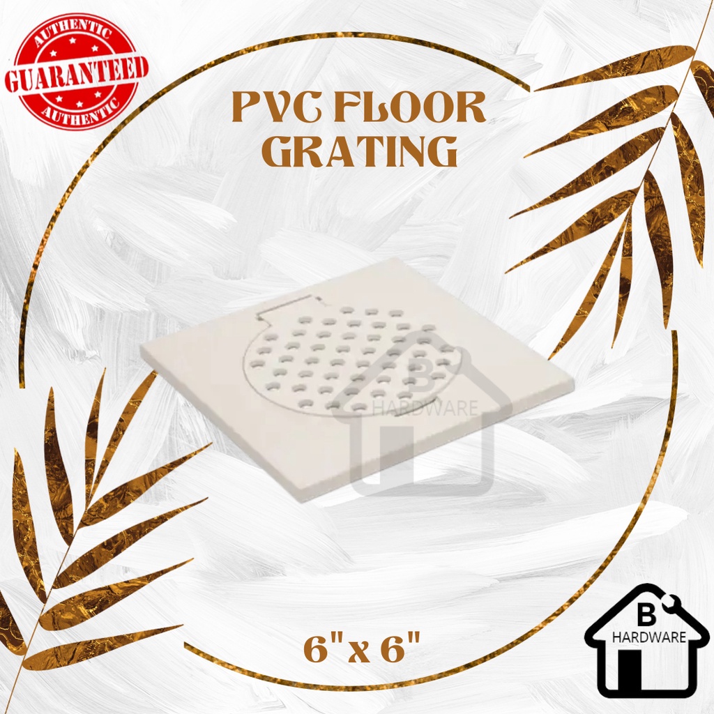 PVC PLASTIC FLOOR TRAP FLOOR GRATINGS 6" X 6" | Lazada