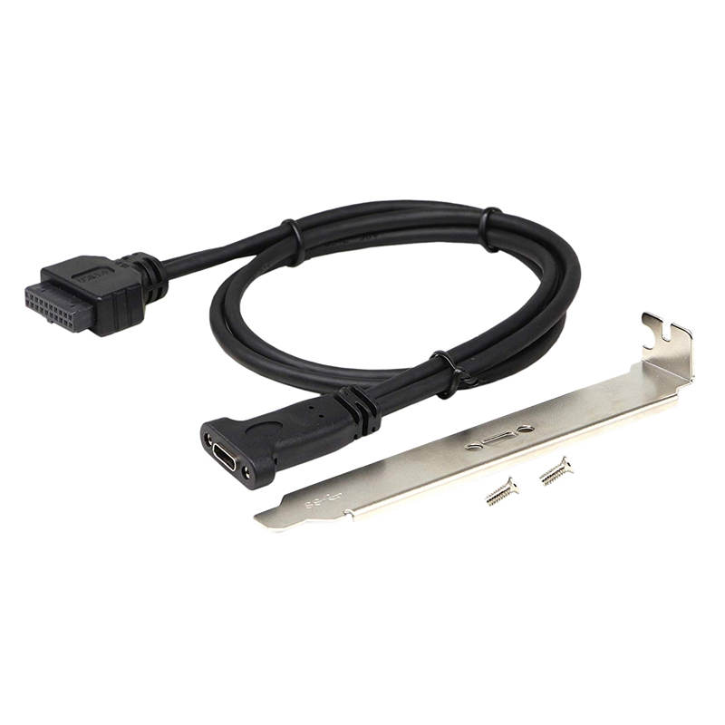 【EleganceWorld】USB 3.0 20 Pin to USB C Front Panel Header Cable, USB 3. ...