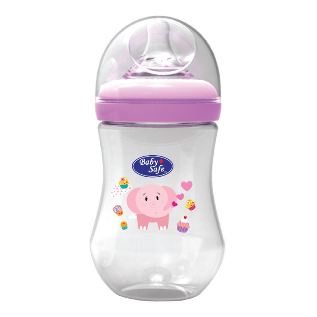 Baby Safe WN05 Wide Neck Botol 250 ml Motif - Botol Susu - Botol Minum ...