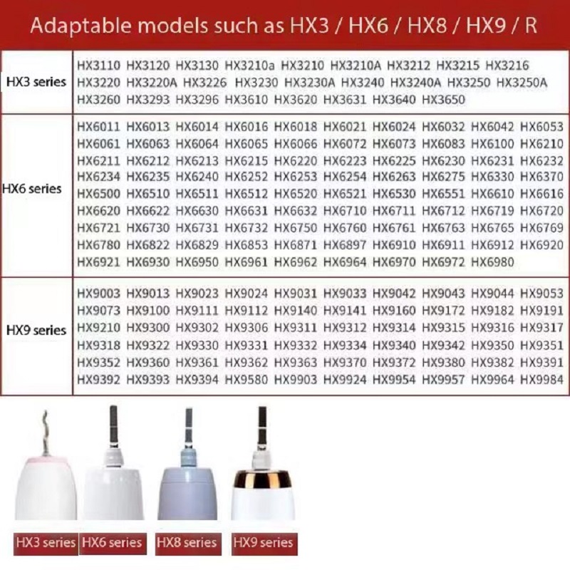 Electric Toothbrush Replacement Deep Cleaning Soft Dupont Bristles ...