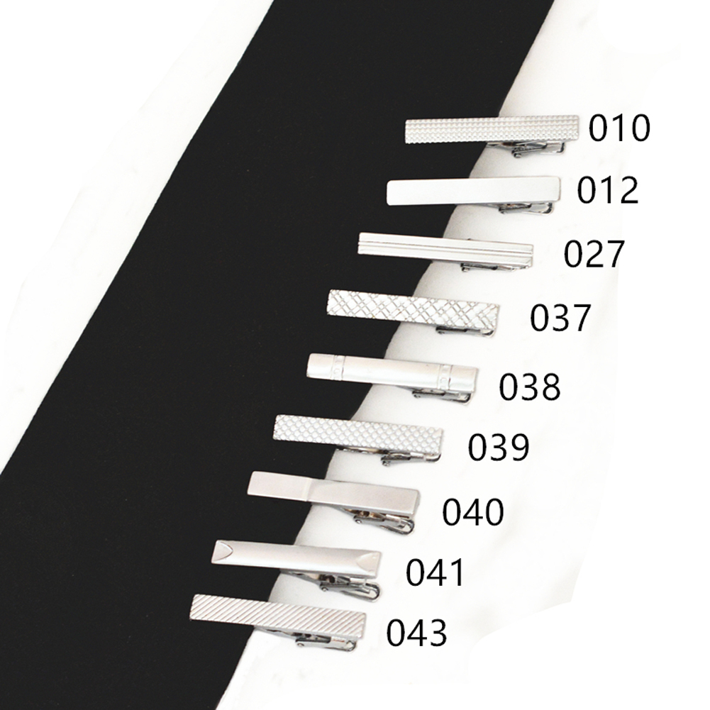 【4d93b78f】Long 4 CM 10 Retail Short Silver Men Metal Necktie Tie Bar ...