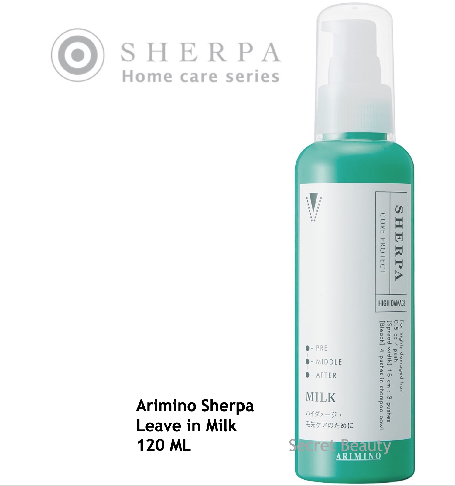 ARIMINO SHERPA Professional Core Protect Milk - REPAIR MILK 120ML | Lazada Singapore