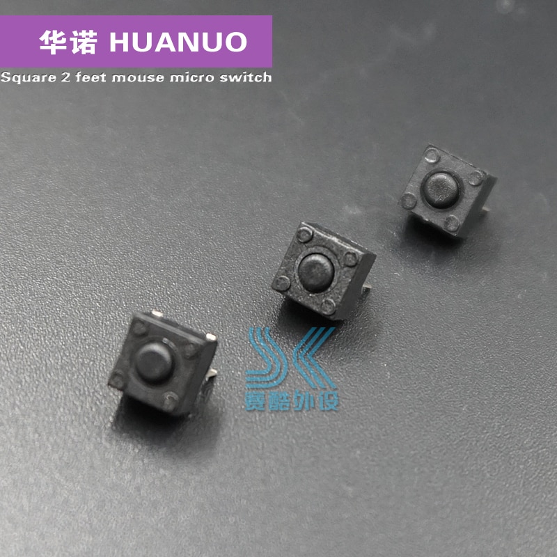 Original HUANO Square Mouse Micro Switch 6X6x5.2Mm General Switch Under ...