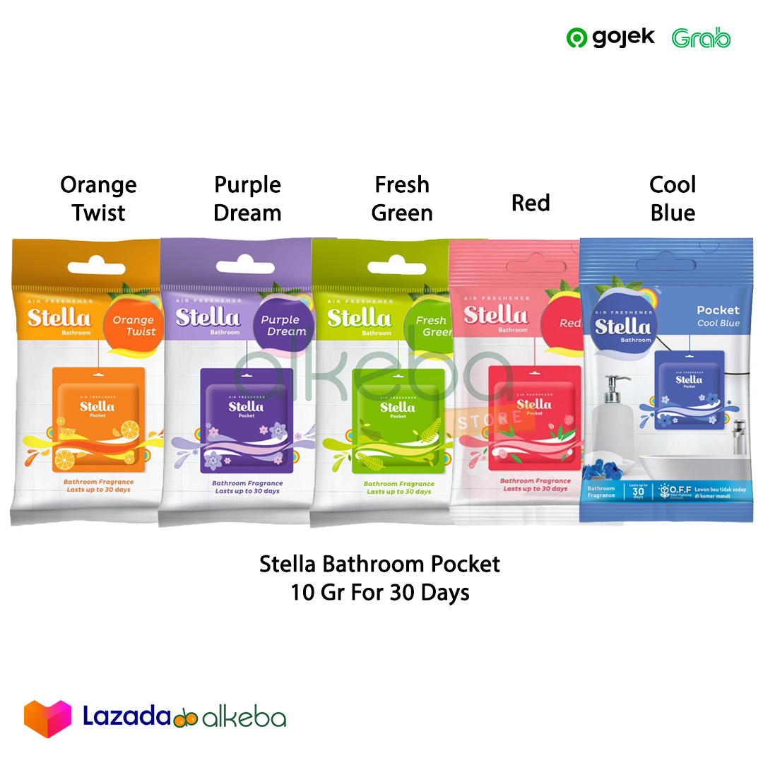 Stella Bathroom Pocket Pengharum Ruangan Toilet Gantung 10 Gr | Lazada ...