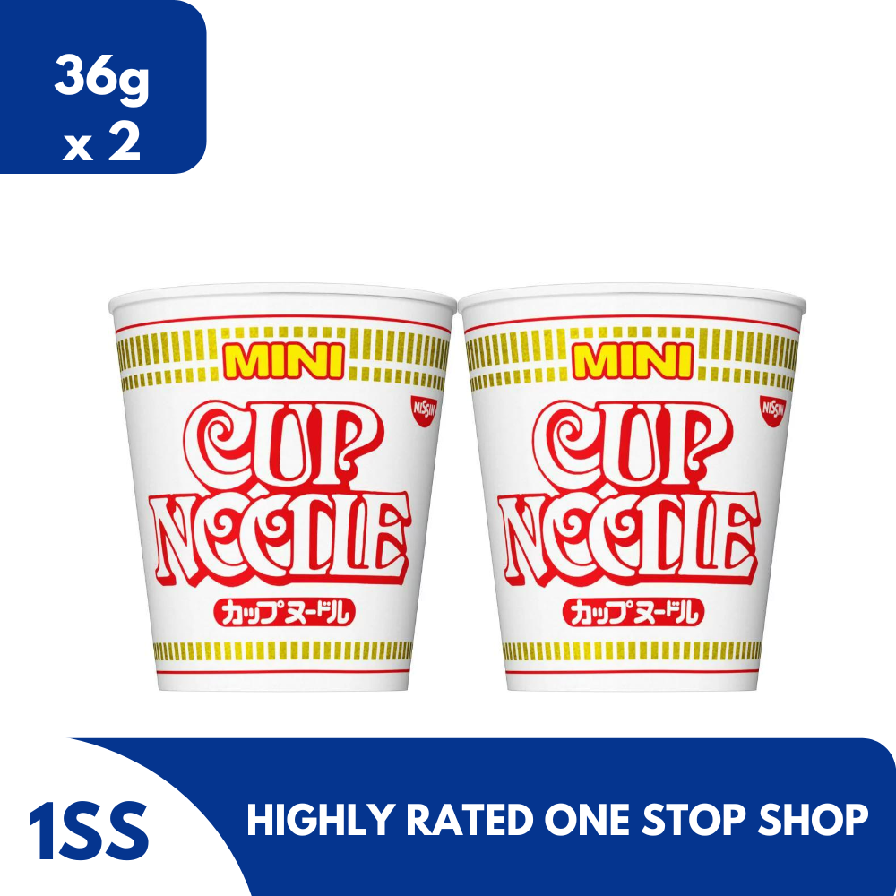 Nissin Mini Cup Noodle Regular, 36g set of 2 | Lazada PH