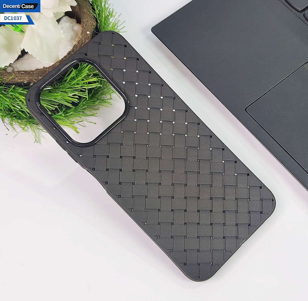 Infinix Hot 50i Cover - Black - Cube Puffer Soft Silicone Case | Daraz.pk
