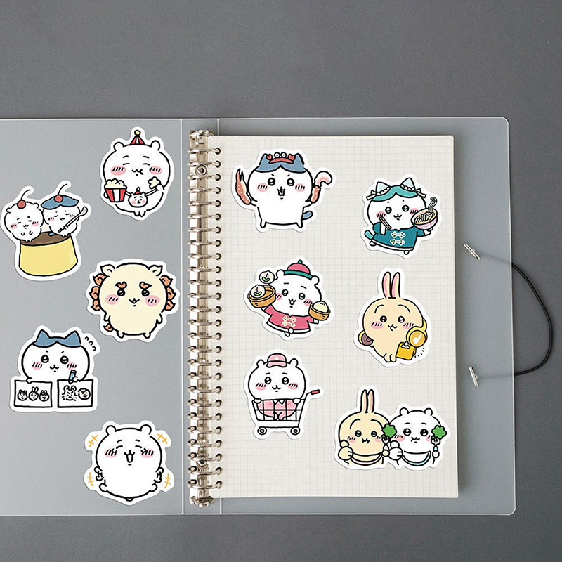 60Sheets Cartoon Cute Chiikawa Stickers Lovely Anime Pet Profile ...