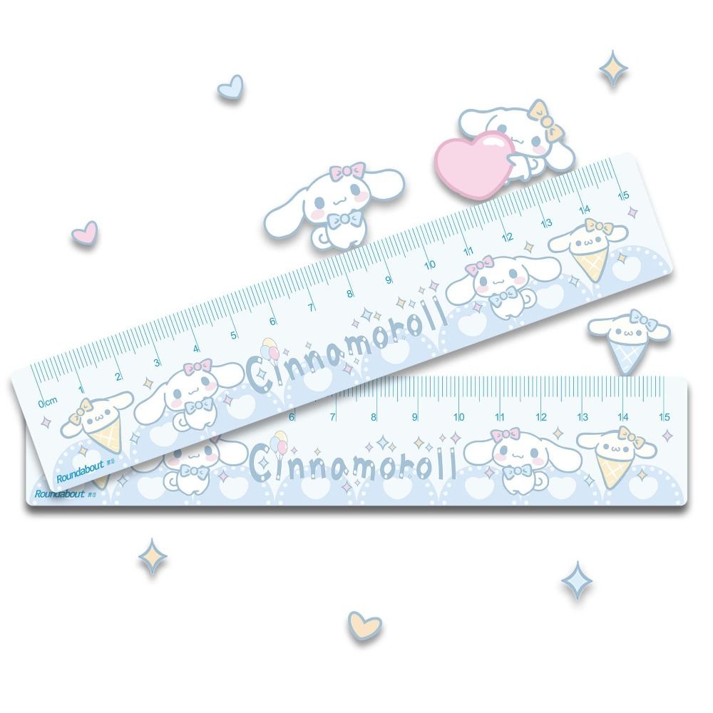 Melody Kuromi Cinnamoroll 15cm Drafting Straight Ruler Multifunctional ...