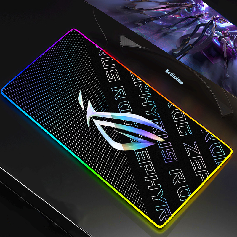【New Arrivals】Rog Pc Accessories XXL Rgb Led Mouse Pad Gaming Play Mats ...