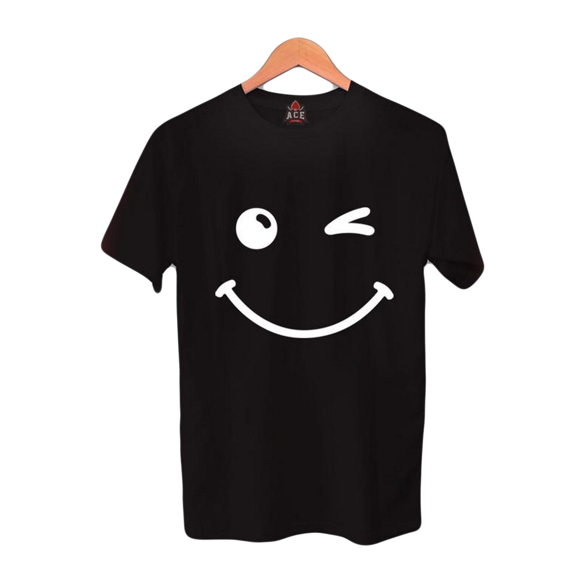 ACE-Smile Face Cotton Printed T Shirt for Men | Daraz.pk