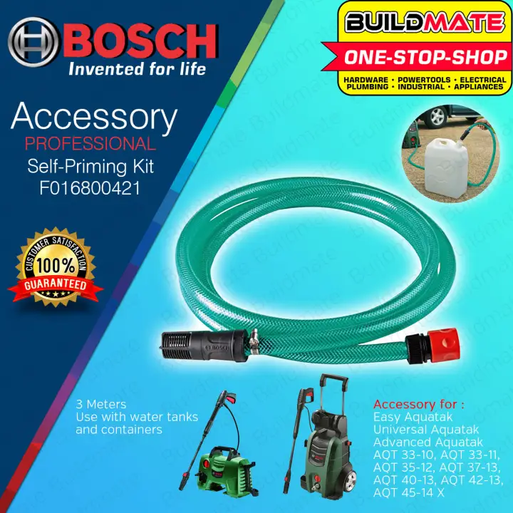 BOSCH Professional Self Priming Kit Hose with Adaptor for Aquatak ...