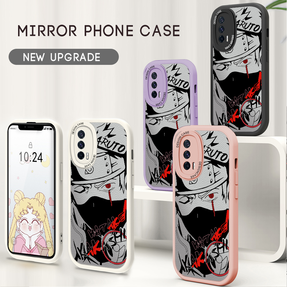 YYDS for Samsung A20S Back Cover Anime Naruto PU Leather Case Soft Thin ...