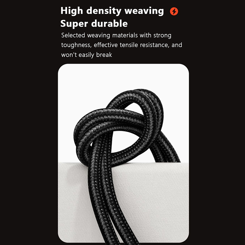 120W Transparent Type-C Cable Fast Charging USB-C Cable 1M 2M Smart ...