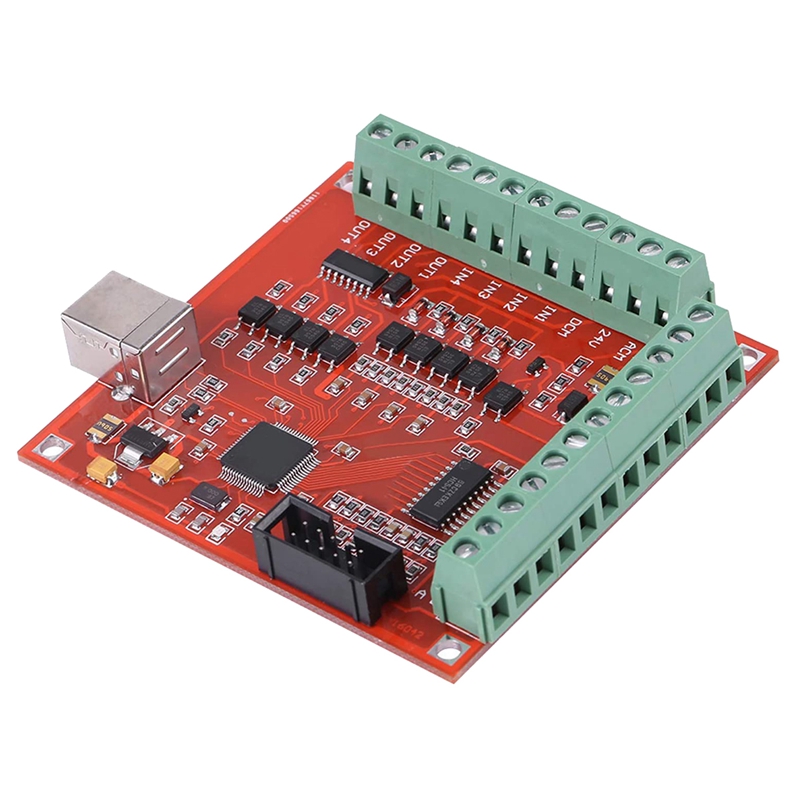 USB Interface Board, USB CNC Controller 4 Axis Motion Control Card ...