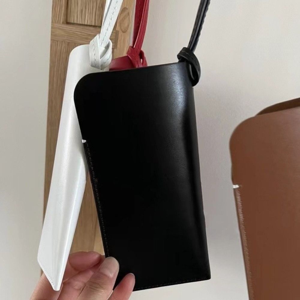 SDFBN สไตล์เกาหลีแบบ ถุงเก็บแว่นตาห้อยคอ มัลติฟังก์ชั่นการใช้งาน โซ่ ...