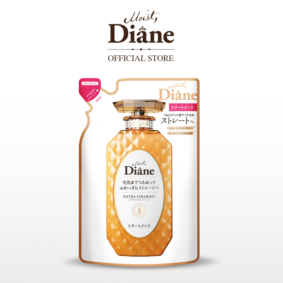 Moist Diane Extra Smooth and Straight Treatment - Refill (330 ML ...