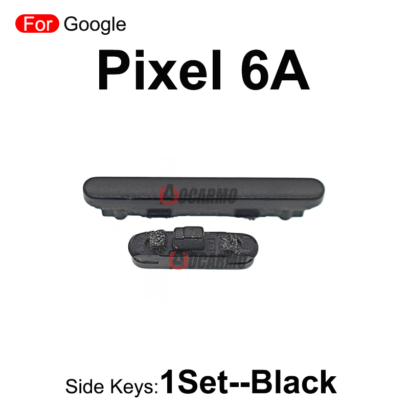 【Innovative design】For Google Pixel 6A Power On/Off Volume Buttons Side ...