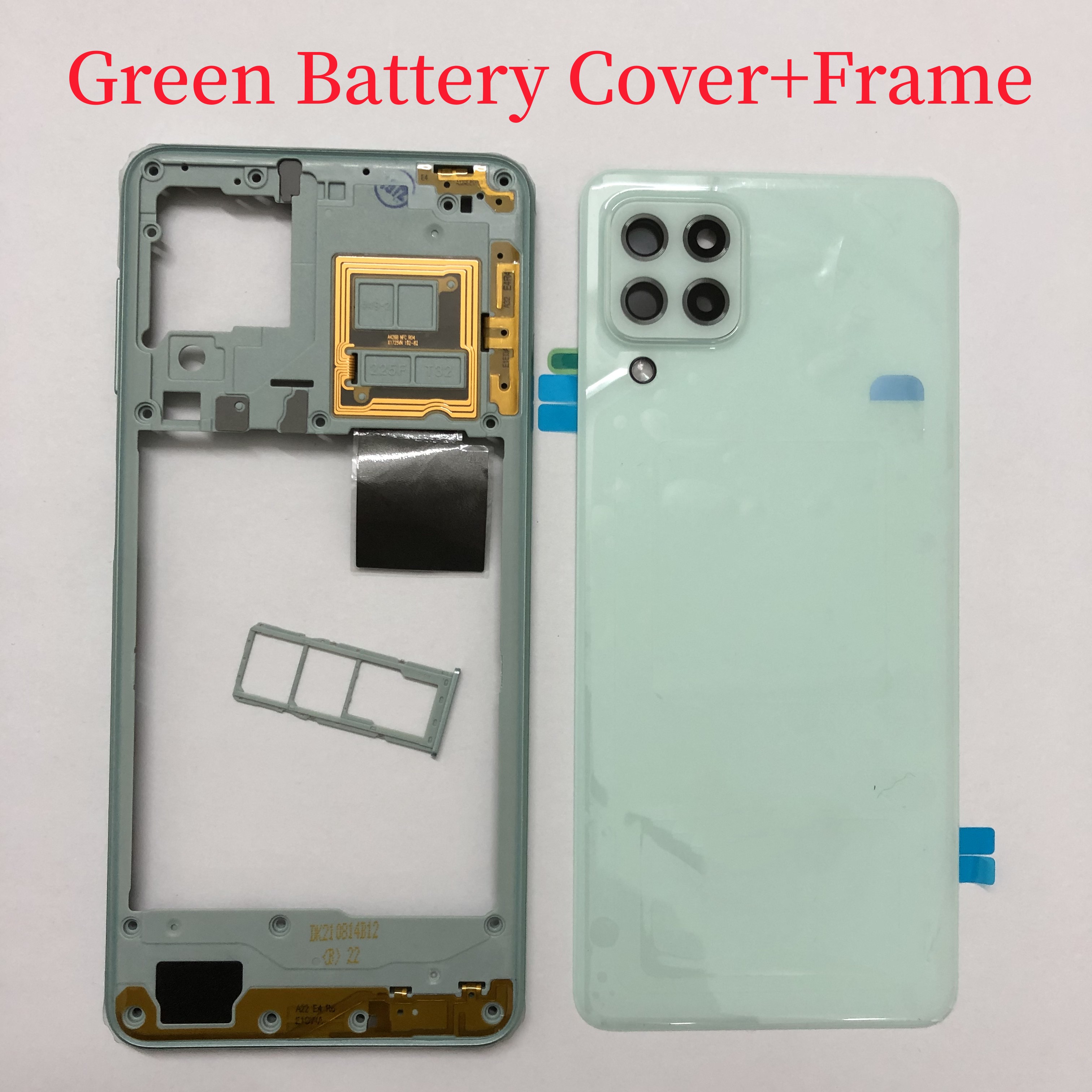For Samsung Galaxy A22 4G 5G Battery Cover Door Rear Housing ...