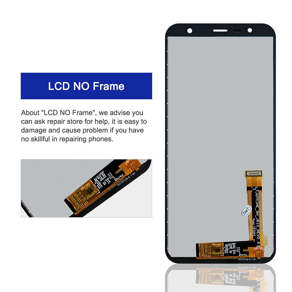 จอ LCD ทดสอบ100% สำหรับ Samsung Galaxy J6 + J6 Plus J610อะไหล่หน้าจอ ...