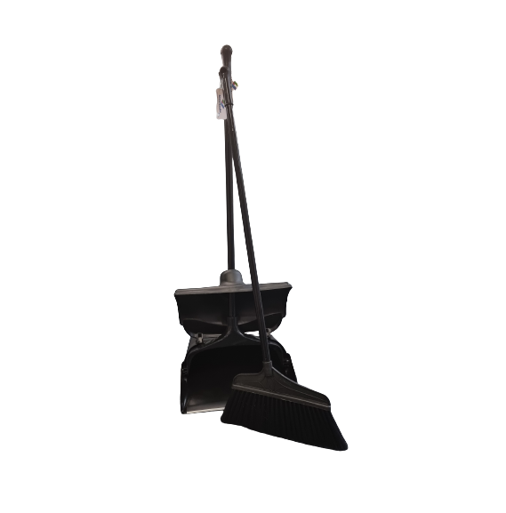 Kleensafe Heavy Duty Lobby Broom Set Multipurpose Plastic Broom and ...