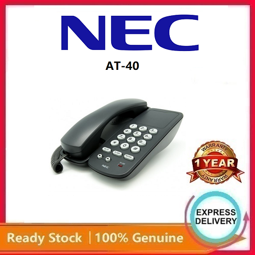 [Ready Stock] NEC AT40 Corded Single Line Desktop Telephone Office ...