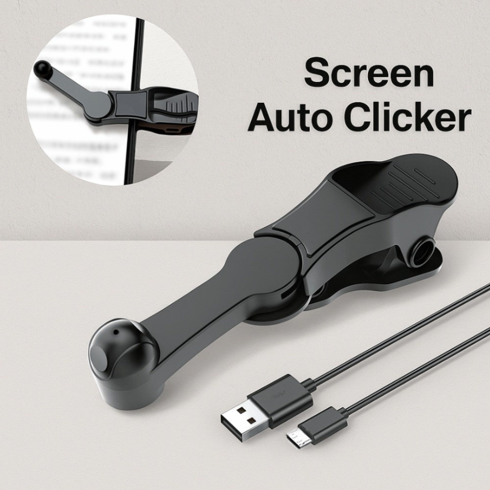 Touch Screen Machine Continuous Screen Auto Clicker Interface ...