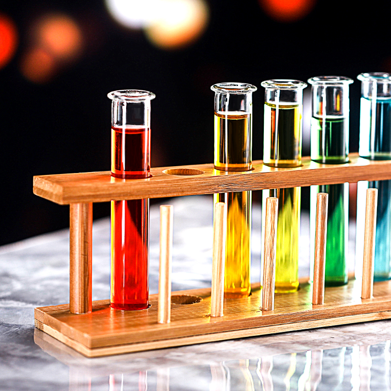 Wooden Rack With Glass Test Tubes Labs Premium Wooden Test Rack | Daraz.lk