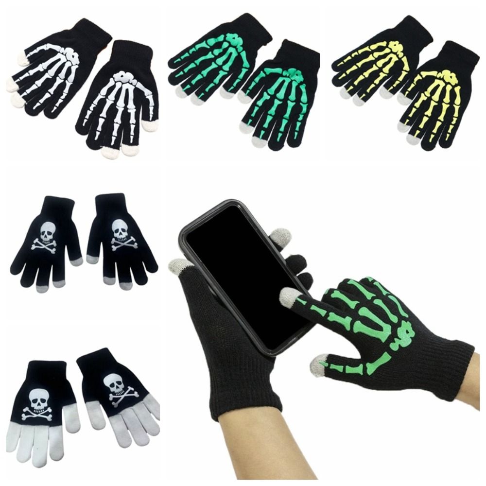 Cool Knitted Claw Gloves Keep Warm Touch Screen Halloween Mittens Hand ...