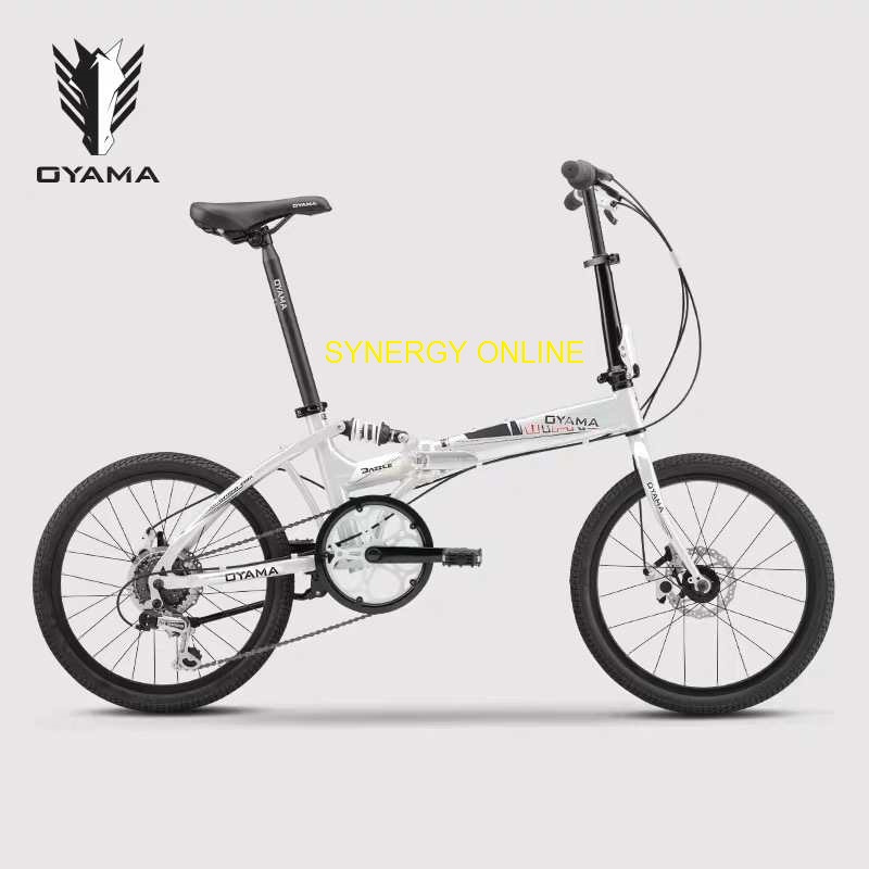 OYAMA DAZZLE M300D Folding Bicycle Basikal Lipat 折叠式脚车 | Lazada