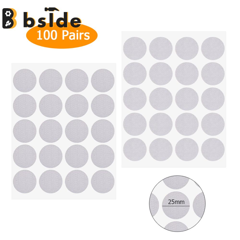 Bside Tool Store 100 Pairs Self Adhesive Fastener Tape with Snap ...